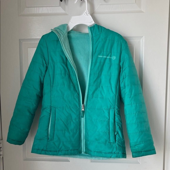 Free Country | Jackets & Coats | Free Country Kids Aqua Puffer Jacket ...